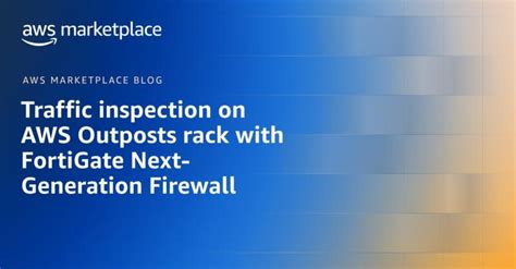 Tareq Rajabi On Linkedin Traffic Inspection On Aws Outposts Rack With