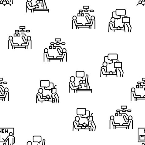 Introduction Speech Vector Seamless Pattern 10145248 Vector Art At Vecteezy