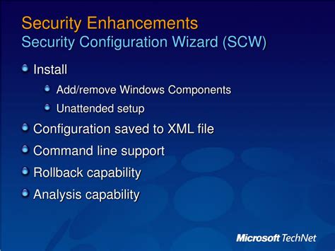 Ppt Windows Server 2003 Sp1 Technical Overview Powerpoint Presentation Id938773