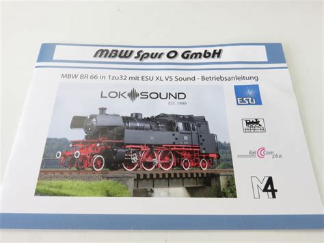 1hf34 Mbw 66002 W Spur 1 Dampflok Br 66 002 Der Db Esu Digital Sound Nem Ovp