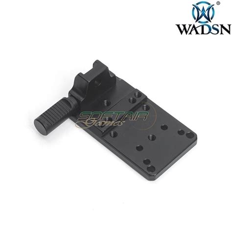Universal Rmr Mount Black For Glock Wadsn Ws02022 Bk Lo Softair