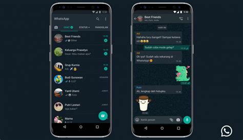 Cara Mengaktifkan Tampilan Dark Mode WhatsApp Terbaru 2020 BRO PANDU