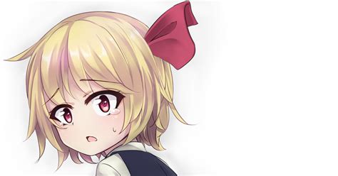 東方 怯えルーミアちゃん 荒居栂美のイラスト Pixiv
