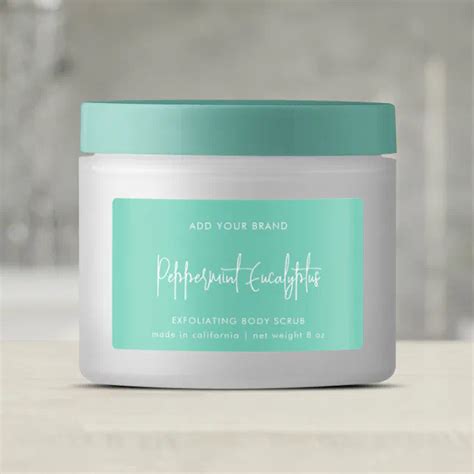 Editable Colors Script Minimalist Product Label Zazzle