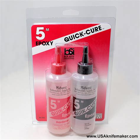 Epoxy 2 Part Quick Cure 5 Minute 4 Oz