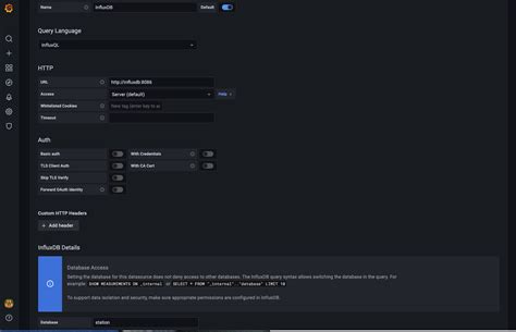 How To Configure Grafana For Influxdb In Docker Using Only Docker Compose Entries
