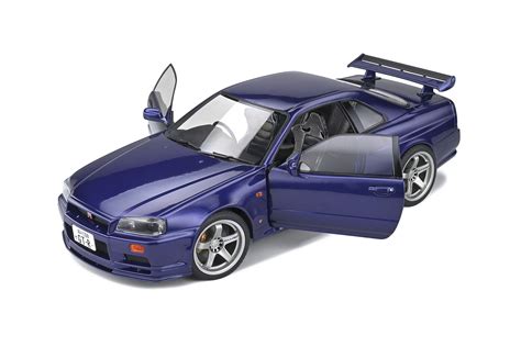 Nissan Skyline R34 Gt R Midnight Purple 1999 Solido