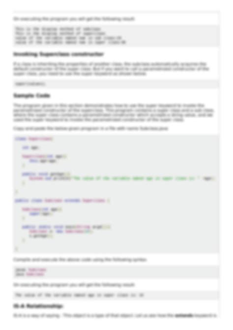 SOLUTION Java Inheritance 1 Studypool