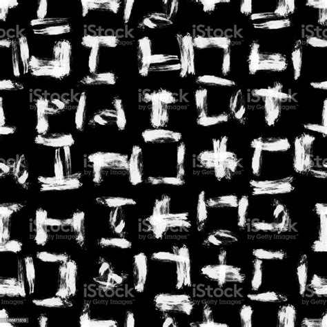 창의적인 질감의 패턴 추상 그림입니다 페인트 스트로크의 배경입니다 흑백 0명에 대한 스톡 벡터 아트 및 기타 이미지 0명 검은색 낡은 사진 효과 사진 효과 Istock