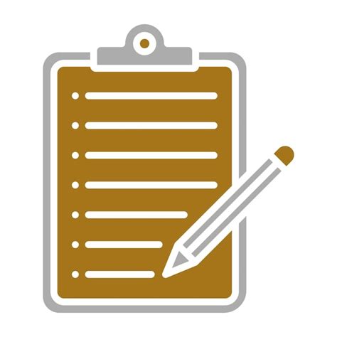 Premium Vector Taking Notes Icon Style