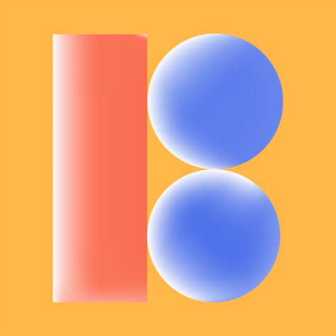 Dimensional Soft Gradient Shapes Behance