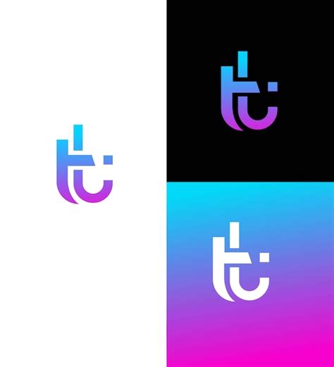 Estampa Del Símbolo De Identificación Del Signo Del Logotipo De La Letra Tt Vector Premium