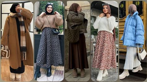جديد موضة خريف وشتاء 2024 للمحجبات💥موضة شتاء 2024🌦️افكار رائعة لتنسيق
