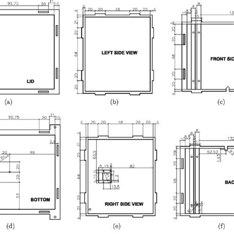 The Six Views Of The Designed Dark Box Download Scientific Diagram