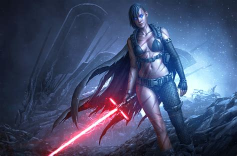 Wallpaper Star Wars Women Fantasy Art Legs Artwork Sith