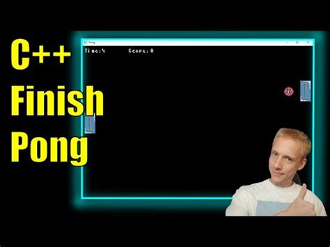 Engine Cpp Gamedev C Engine Finish Pong Game YouTube