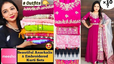 🌻meesho Latest Kurta Set Haul🌻partyweardesigner Sets Starts Rs350 🌈