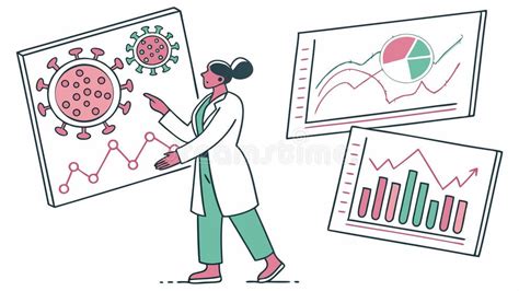 Scientist Explaining Charts Data Analysis Research Results