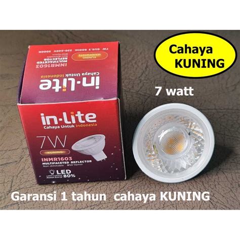 Jual KUNING Inlite 7w InLite LED Mangkok COB 2 Kaki Tusuk