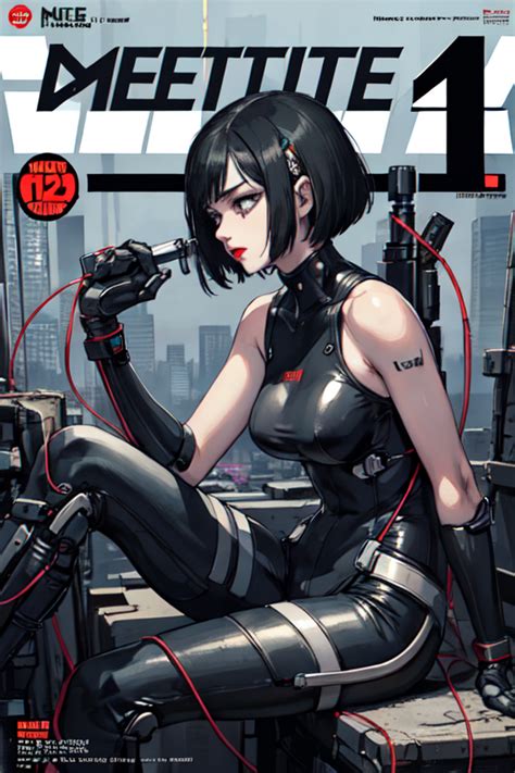 Ai Art Cyberpunk Magazine By Cccxlii Pixai Anime Ai Art Generator