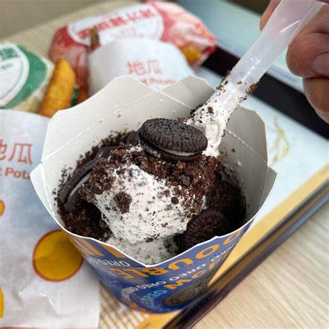 麥當勞推出大份量的雙倍oreo冰炫風，絕對是到訪麥當勞必點的品項啦！