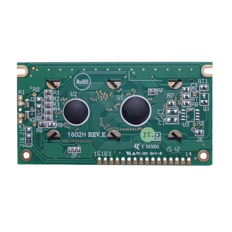 16x2 Character Lcd Module Grayyellow Backlight Display With Mcu