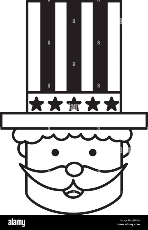 Uncle Sam Character Icon Stock Vector Image And Art Alamy