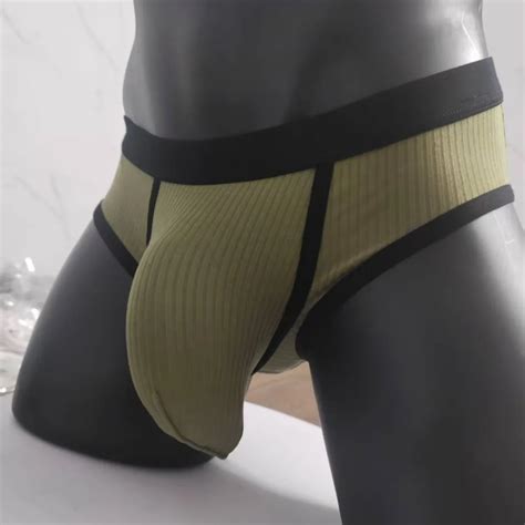 Man Bulge Pouch Underwear Boxers Super Big Dick Underpants Elastic Low