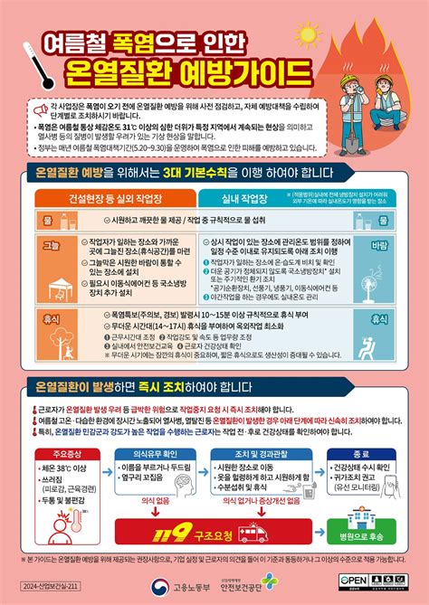 연수구청 연수소식 여름철 폭염으로 인한 온열질환 예방가이드 안내 ⠀ 안녕하세요