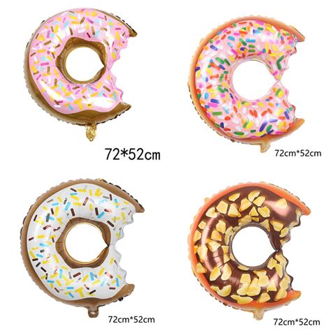 32 인치 어린이 장난감 도넛 생일 파티 도넛 디지털 호일 풍선 베이비 샤워 생일 축하 장식 풍선 공 키즈 파티 Aliexpress