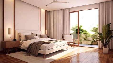 현대적인 침실 인테리어 디자인의 3d 시각화 침실 침실 벽 3d 바닥 배경 일러스트 및 사진 무료 다운로드 Pngtree