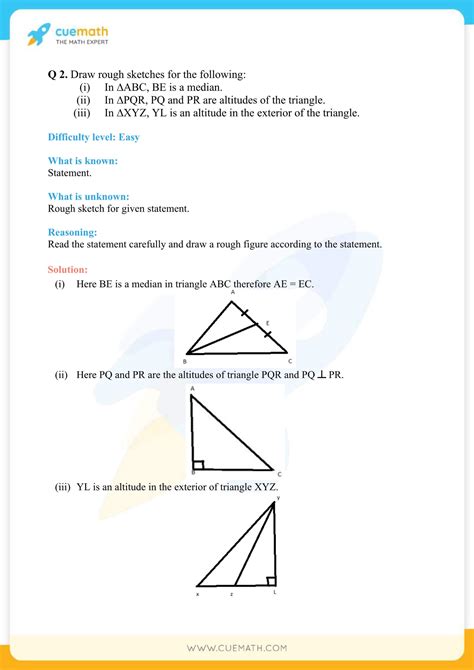 NCERT Solutions Class 7 Maths Chapter 6 The Triangle And Its Properties