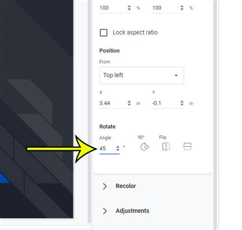How To Rotate An Image In Google Slides Live2Tech
