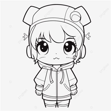 Gambar Sketsa Kartun Cewek