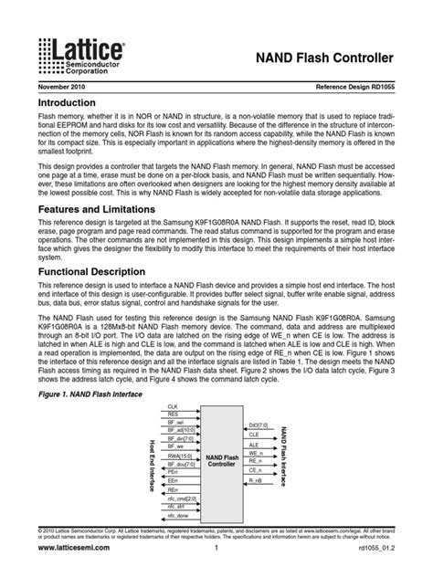 Nandflashcontrollerdesign Documentation Pdf Flash Memory Random