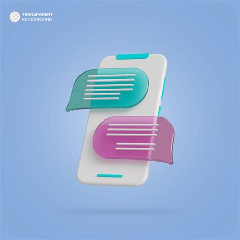 Ícone De Interface De Interface Do Usuário De Conversa 3d De Bolha De Fala Psd Grátis