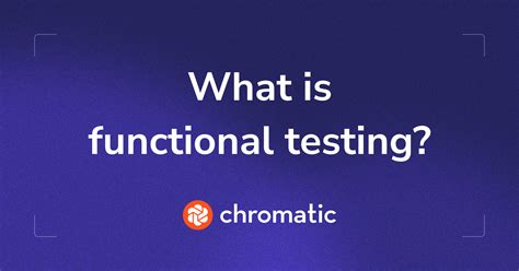 Functional Testing In