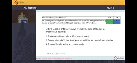 New Esh Guidelines For These New Recommendations The Evidence Was