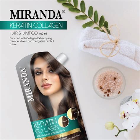 Miranda Keratin Collagen Hair Shampoo Ml Shampoo Colagen Pgmall