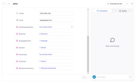 Feature When Creating A New Record From The Link Adding Menu Link