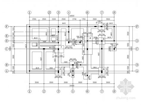 三层砖混结构别墅结构施工图 砌体结构施工图 筑龙结构设计论坛