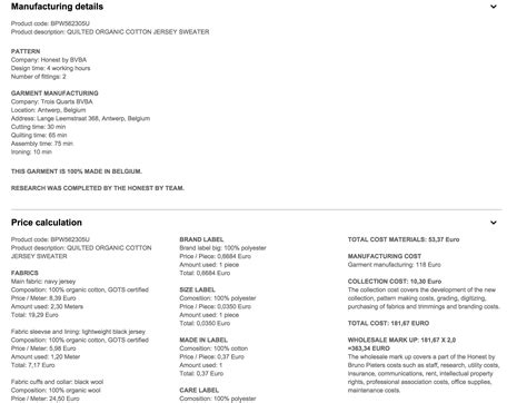 Communicating Supply Chain Transparency Kempes Clothing Project