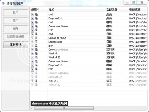 幫您輕鬆編輯您的右鍵選單 Easy Context Menu 中文化天地網