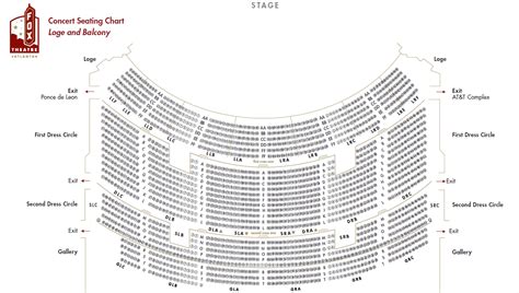 Fox Theatre Seat Map