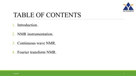 Instrumentation Of Nmr Spectrometerpptx Radio Control Hobbies