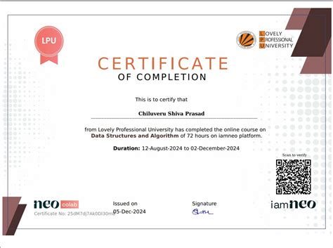 Certification Datastructures Algorithms Problemsolving Shiva Prasad