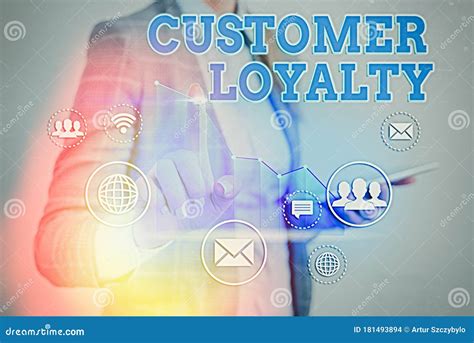 Handwriting Text Writing Customer Loyalty Concept Meaning Result Of