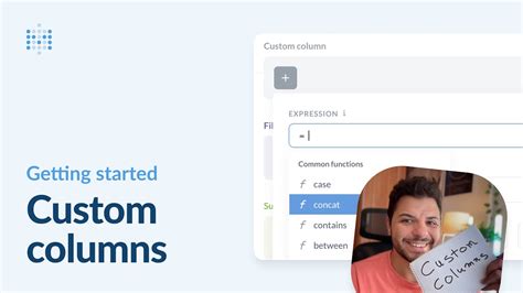 How To Create Custom Columns Getting Started With Metabase Youtube