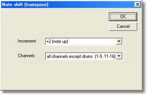 Transpose MIDI