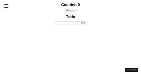 Reduxintro Codesandbox